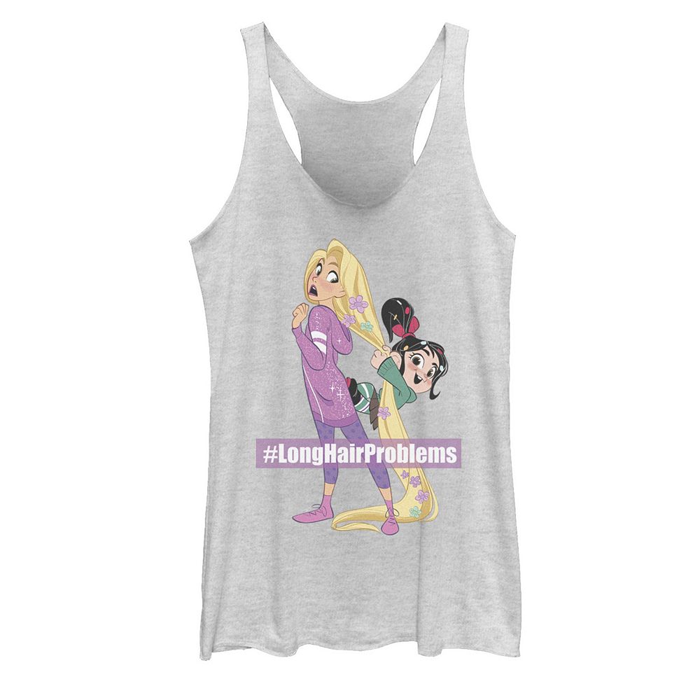 Juniors' Disney's Wreck It Ralph 2 Rapunzel Long Hair Problems Graphic ...