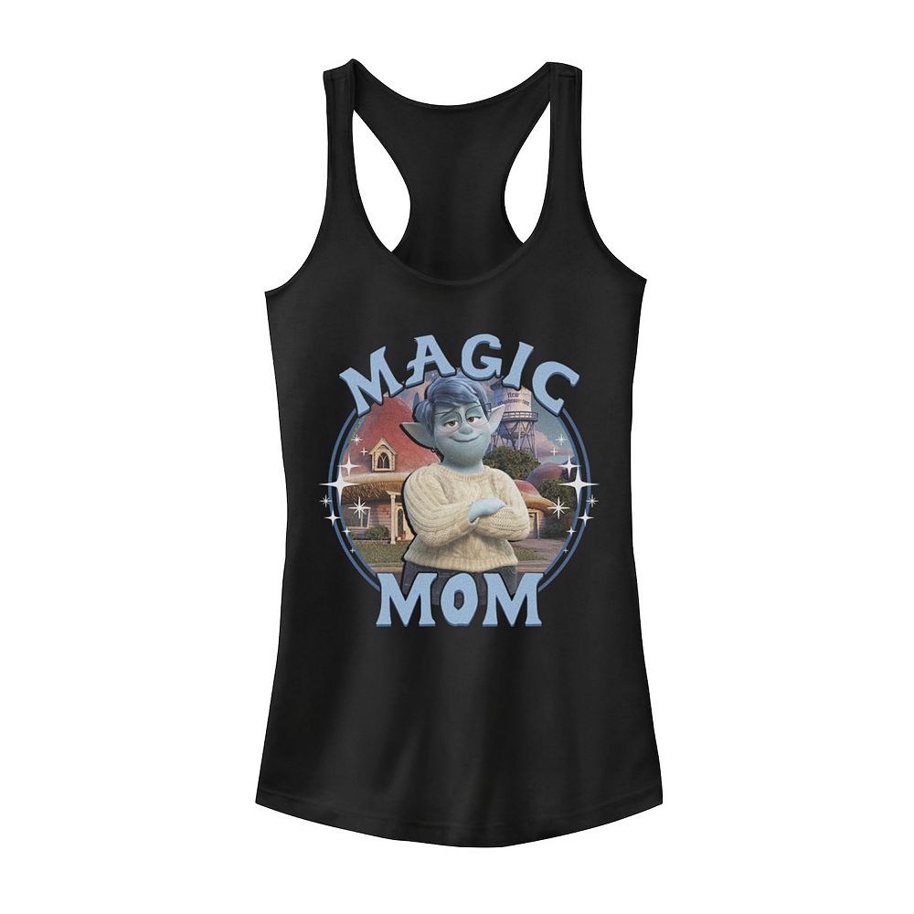 Disney / Pixar's Onward Laurel Juniors' Magic Mom Portrait Graphic Tank Top