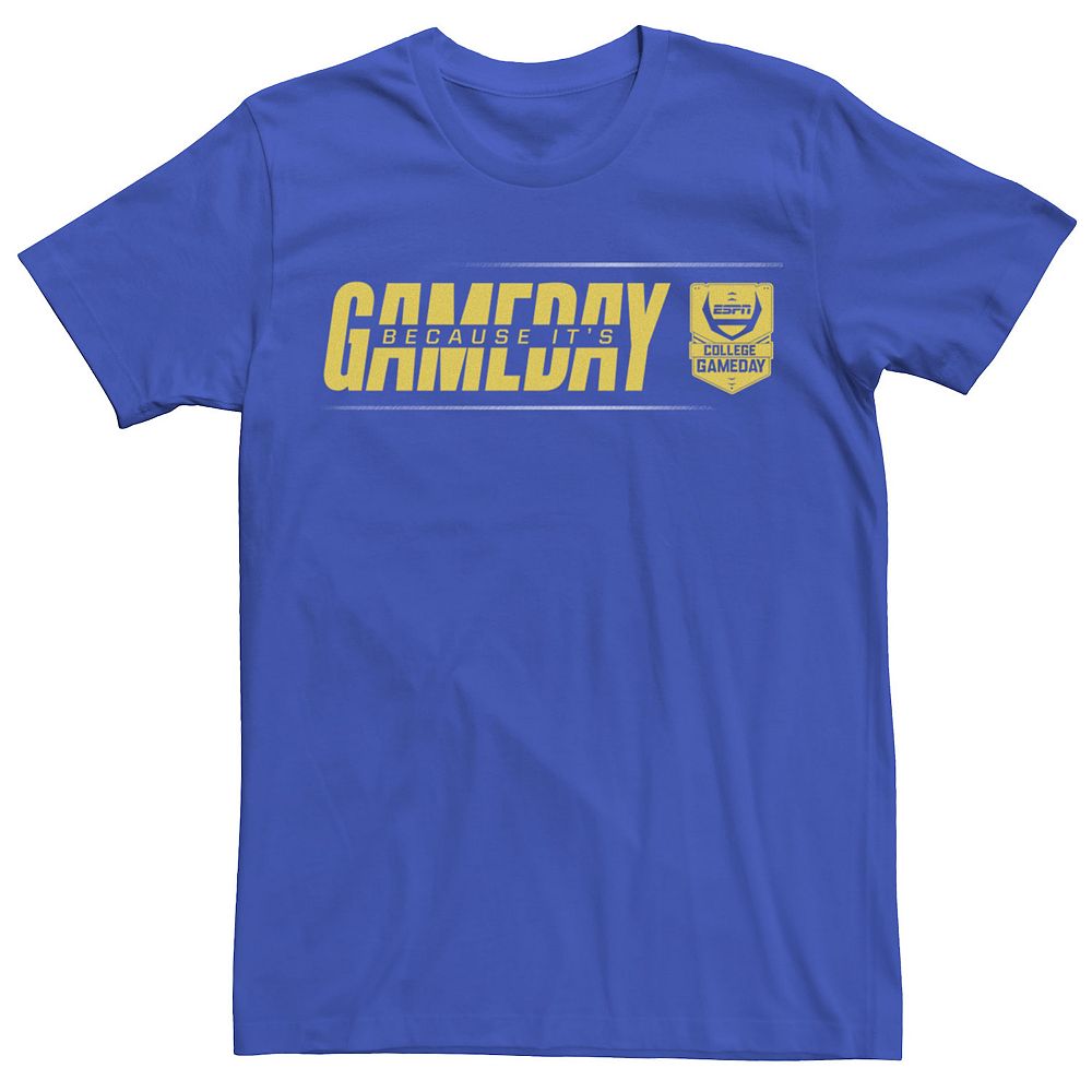 Men's ESPN College GameDay Yellow Because It's GameDay Logo Tee