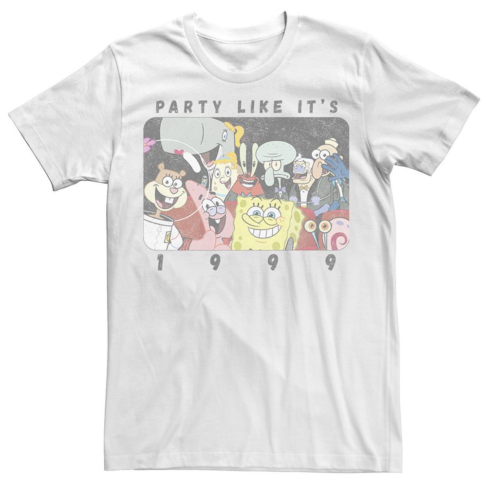 Big & Tall SpongeBob SquarePants Party Like It's 1999 Tee