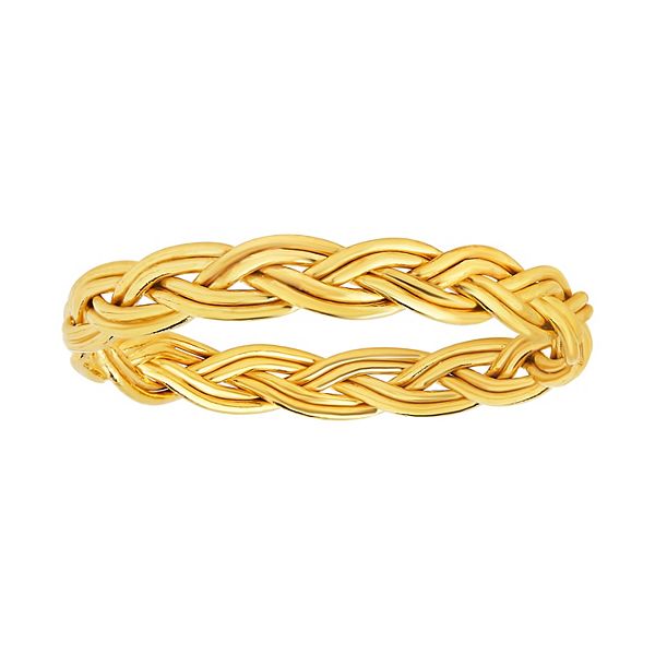 MC Collective 14K Gold Sterling Silver Woven Ring