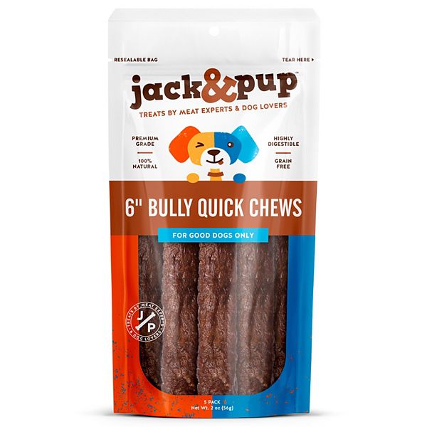 Jack And Pup Bully Quick Chews 5 Pack
