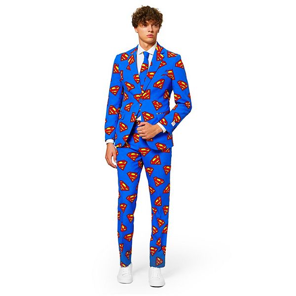 Men's OppoSuits Slim-Fit Novelty Suit & Tie Set