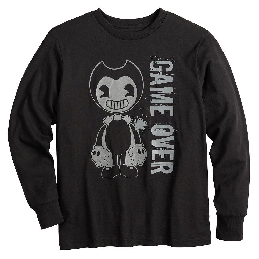 Boys 8-20 Bendy Game Over Boys Long Sleeve Graphic Tee