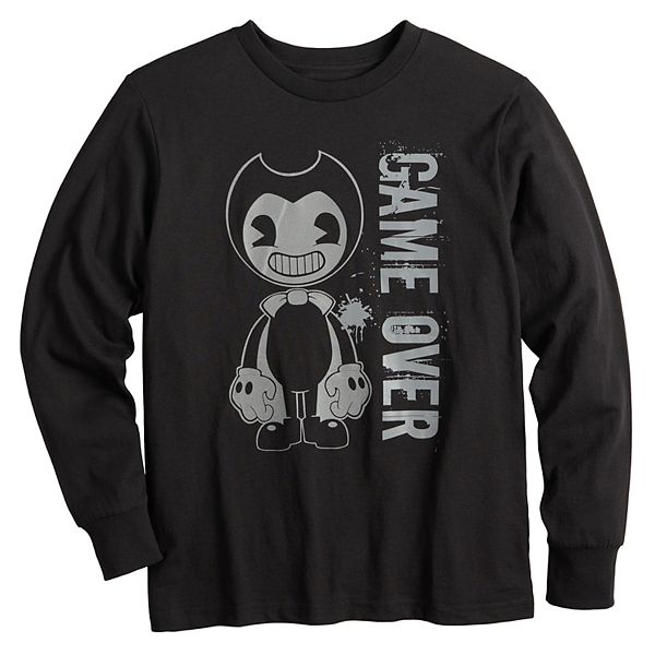 Boys 8-20 Bendy Game Over Boys Long Sleeve Graphic Tee