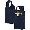 Women's Nike Navy Michigan Wolverines Arch & Logo Classic Performance ...