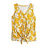 Women's Nine West Knot-Front Tank