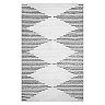 nuLOOM Romina Diamond Stripes Machine Washable Rug