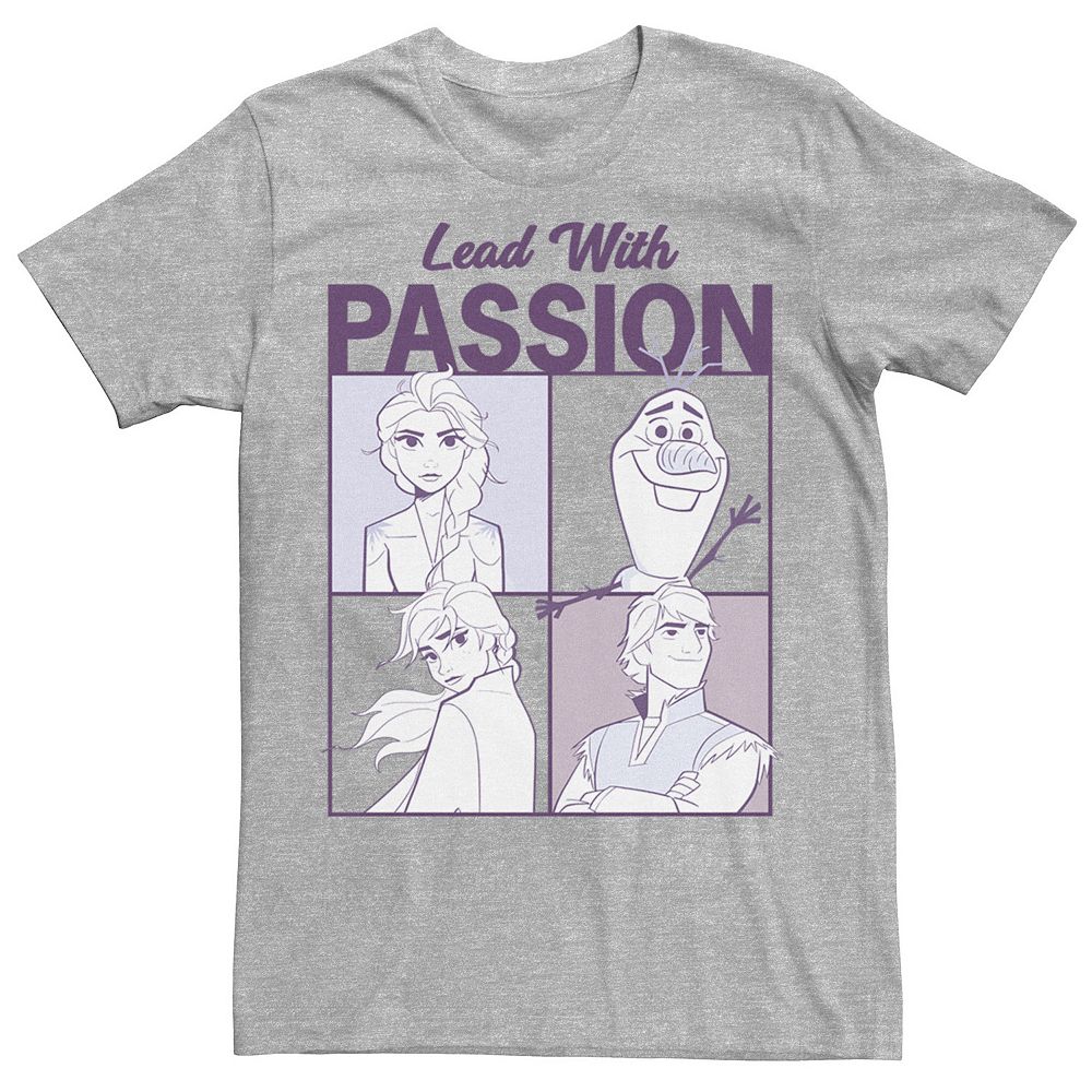 Disney's Frozen 2 Group Shot Lead With Passion Men's Tee