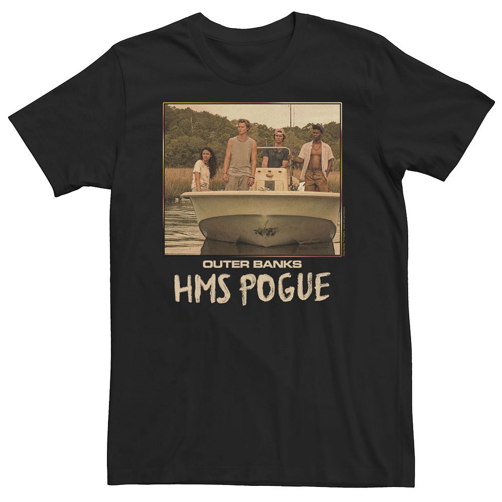 Men's Netflix Outer Banks HMS Pogue Group Shot Poster Tee