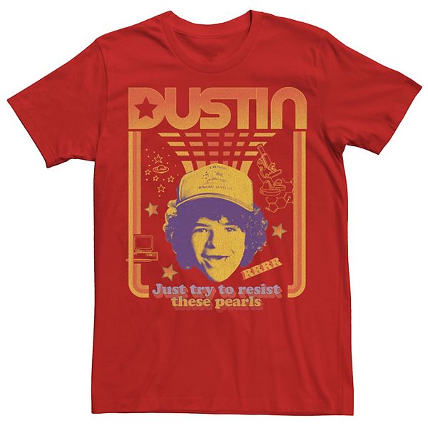 Men's Netflix Stranger Things Dustin Tee