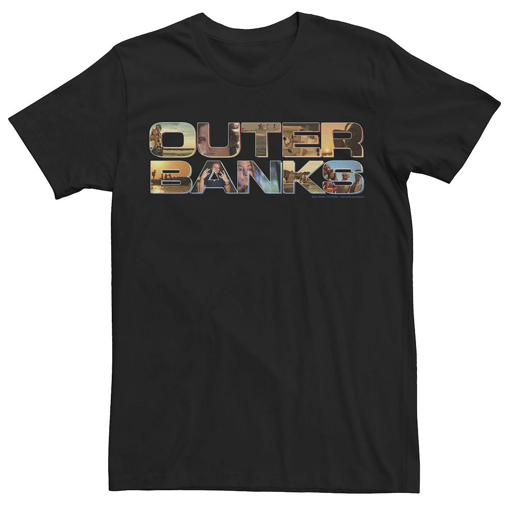 Men's Netflix Outer Banks Text Fill Tee