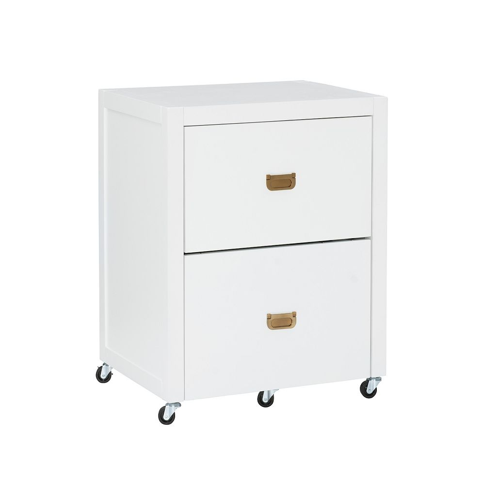 Linon Peggy Rolling File Cabinet