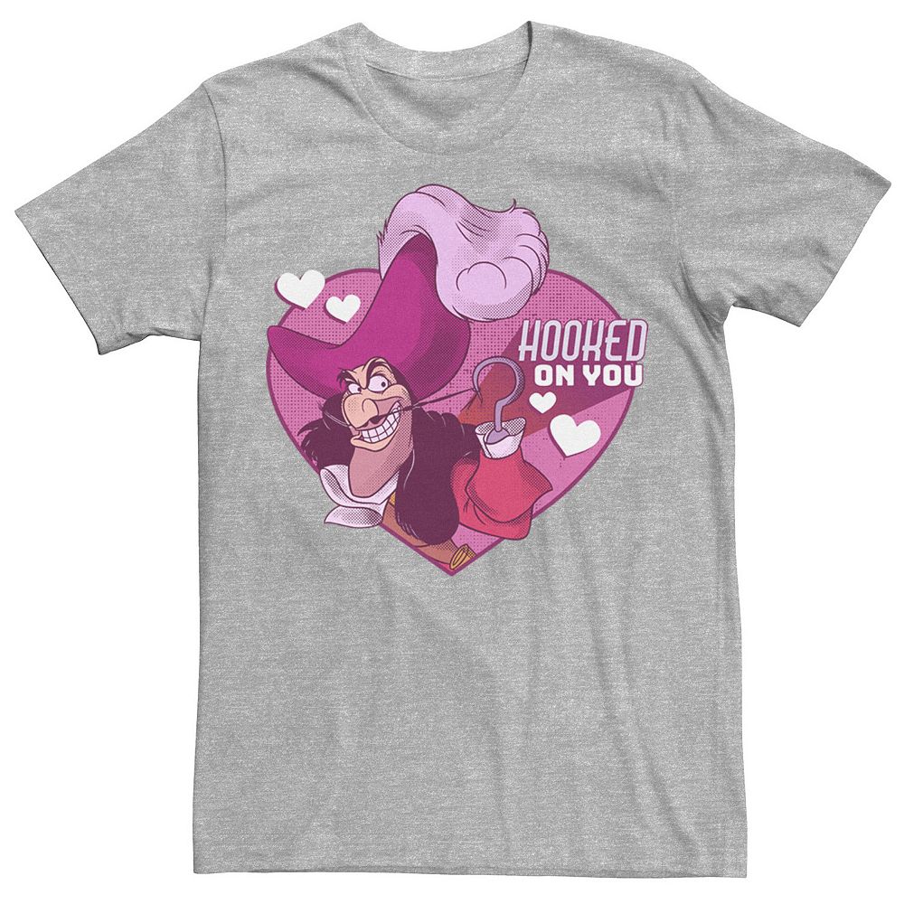 Disney's Villains Captain Hook "Hooked On You" Men's Tee
