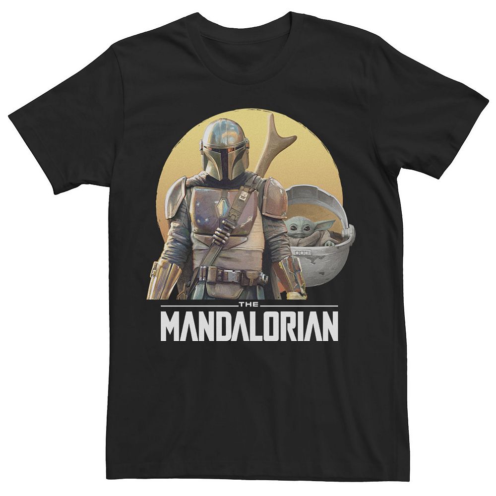 Big & Tall Star Wars The Mandalorian Team Members Poster Tee