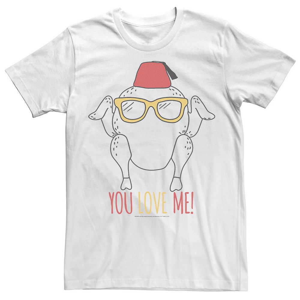 Big & Tall Friends TV Show Turkey "You Love Me!" Tee