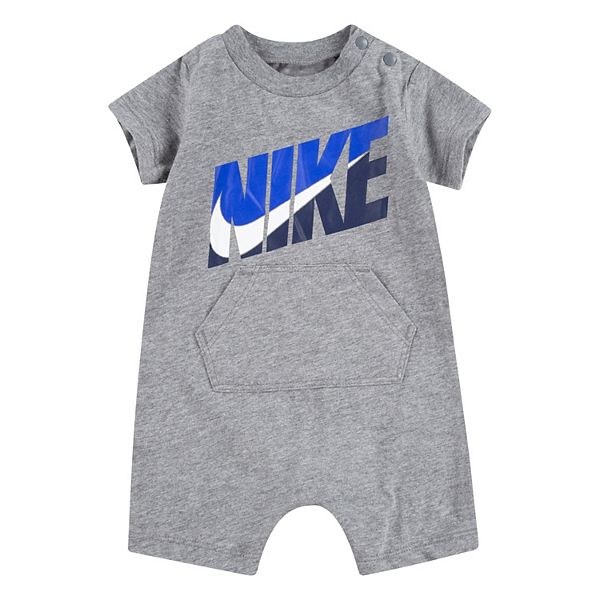 Baby Boy Nike Colorblock Logo Romper