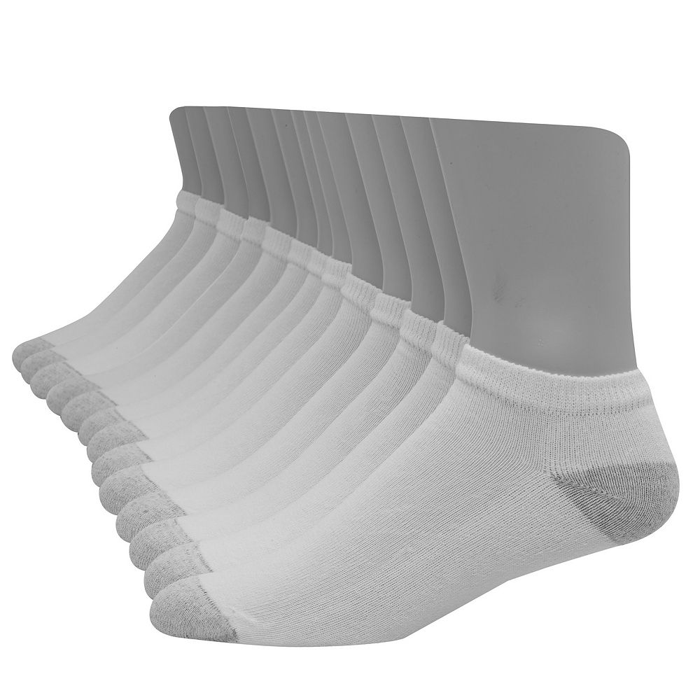 Men's Hanes® 12 Pack Ultimate Soft & Durable Low Cut Socks