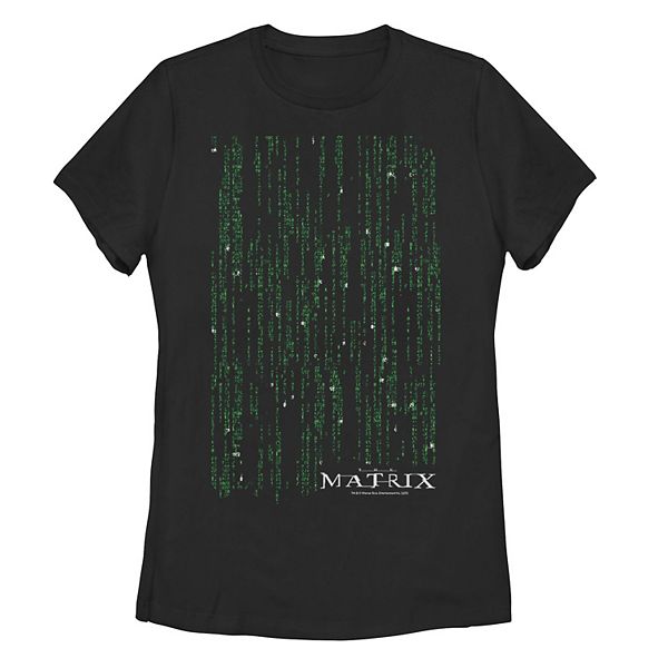 Juniors' The Matrix Encyrpted Poster Tee