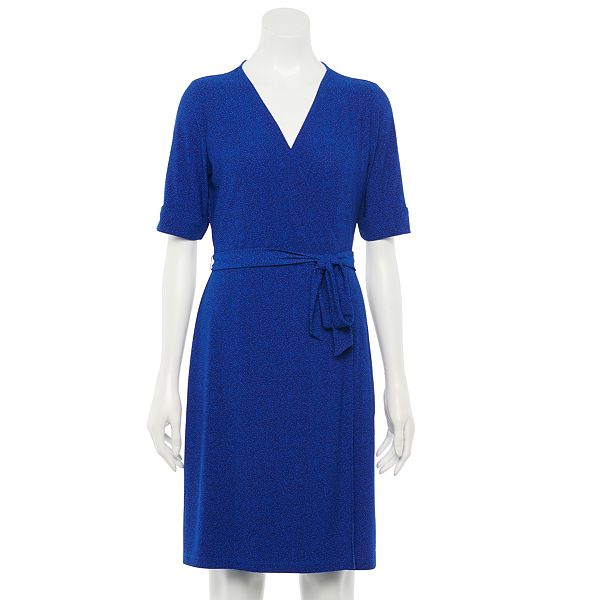Women's Apt. 9® Elbow Sleeve Wrap Dress