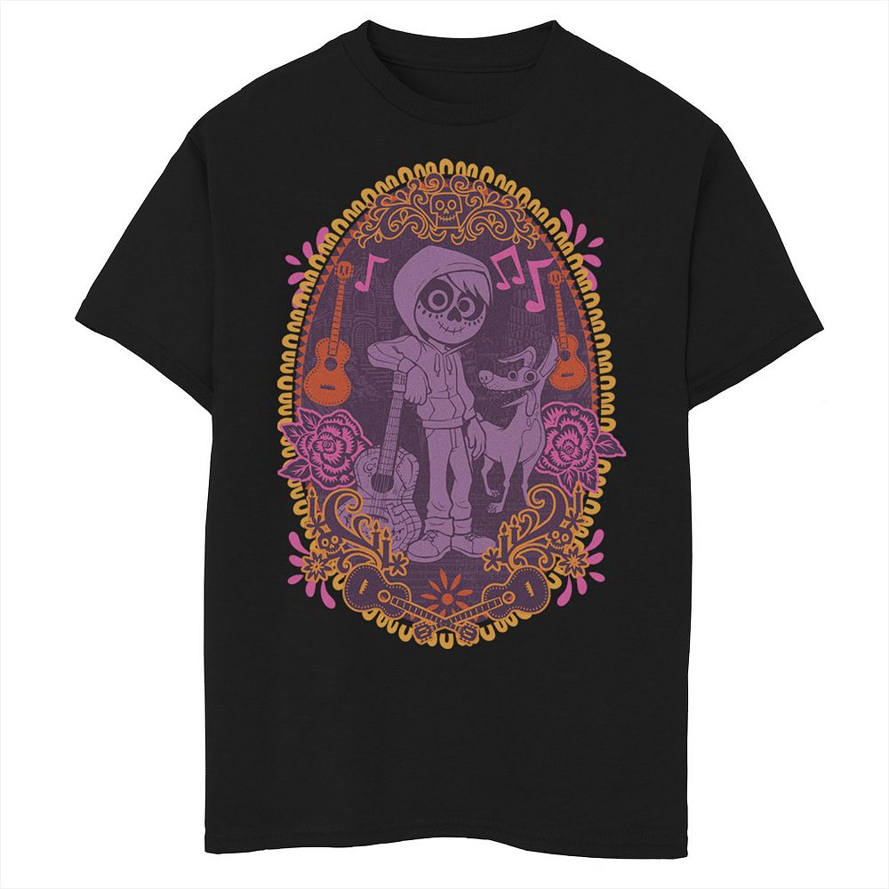 Disney / Pixar's Coco Boys 8-20 Miguel Sepia Tone Portrait Graphic Tee