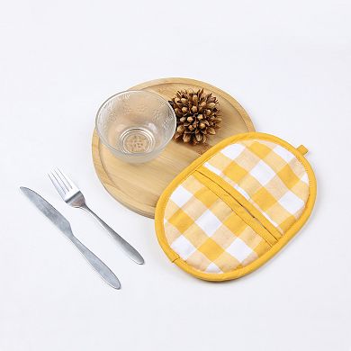 Food Network™ Turmeric Buffalo Oval Mini Oven Mitt