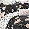 Lush Decor Vintage Paris Rose Butterfly Script Comforter Set with Shams
