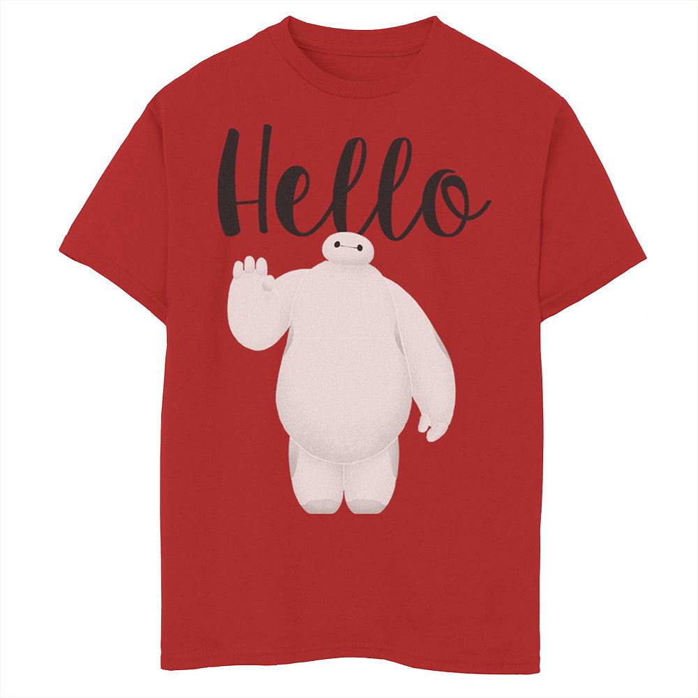 Disney's Big Hero 6 Boys 6-20 Baymax Wave Hello Graphic Tee
