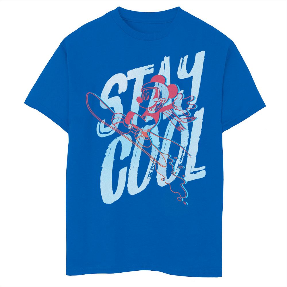 Disney's Mickey Mouse Boys 6-20 Stay Cool Snowboarding Graphic Tee