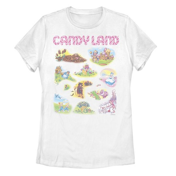 Juniors' Candy Land Locations Tee