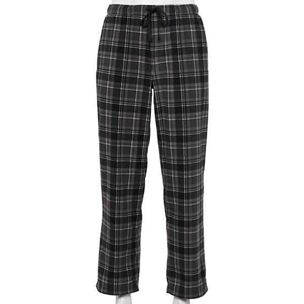 Men's Sonoma Goods For Life® Microfleece Pajama Pants – Black Plaid (XL ... Men's Sonoma Goods For Life® Microfleece Pajama Pants – Black Plaid (XL ...