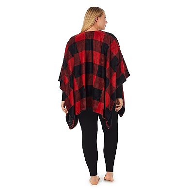 Plus Size Cuddl Duds® Double Plush Reversible Wrap