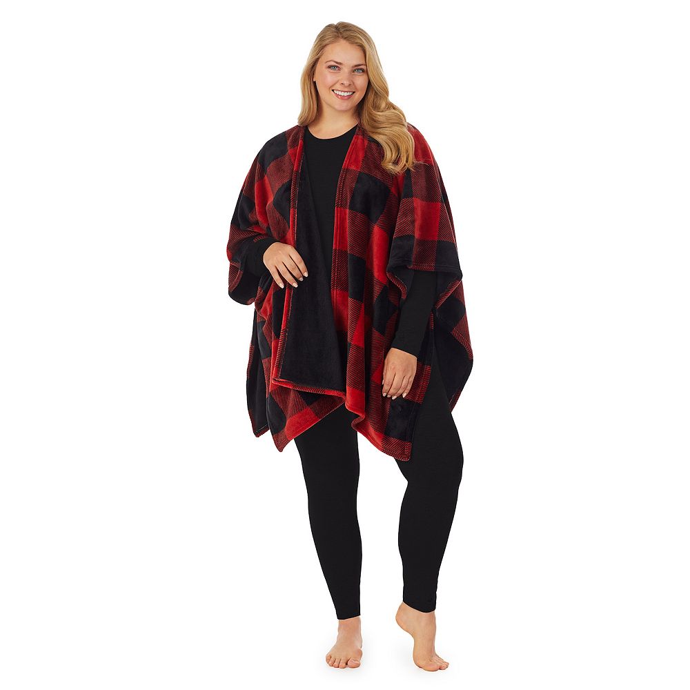 Plus Size Cuddl Duds® Double Plush Reversible Wrap
