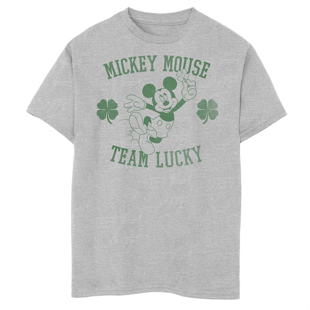 Disney's Mickey Mouse Boys 8-20 St. Patty's Team Lucky Line Art ...