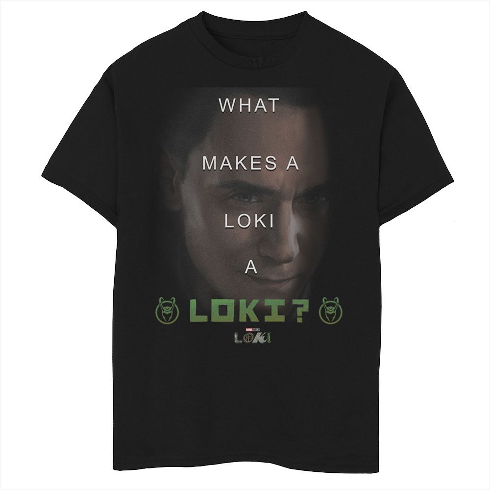 Boys 6-20 Marvel Studios Loki What Makes A Loki A Loki Text Overlay ...