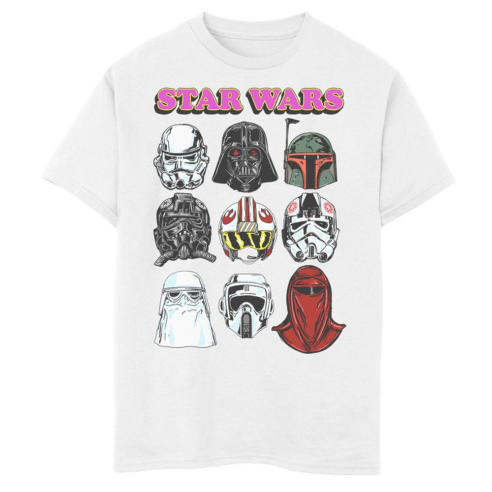 Boys 8-20 Star Wars Bad Guys Head Shots Graphic Tee