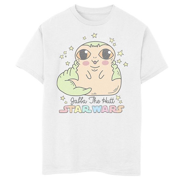 Boys 6-20 Star Wars Cute Cartoon Jabba The Hutt Graphic Tee