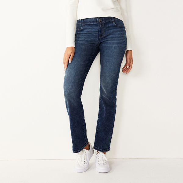 Women's Nine West Curvy Tummy-Control Bootcut Jeans