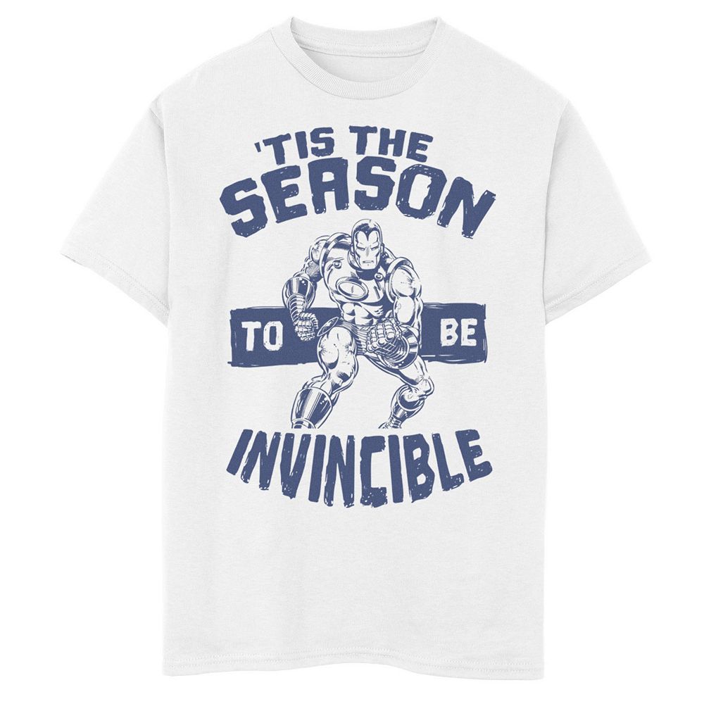 Boys 8-20 Marvel Iron Man 'Tis The Season To Be Invincible Christmas ...