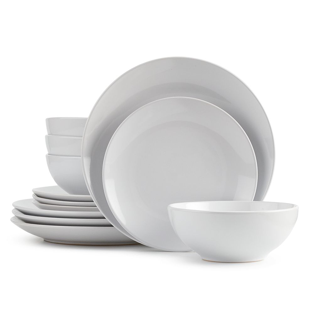 The Big One® Solid Coupe 12-pc. Dinnerware Set
