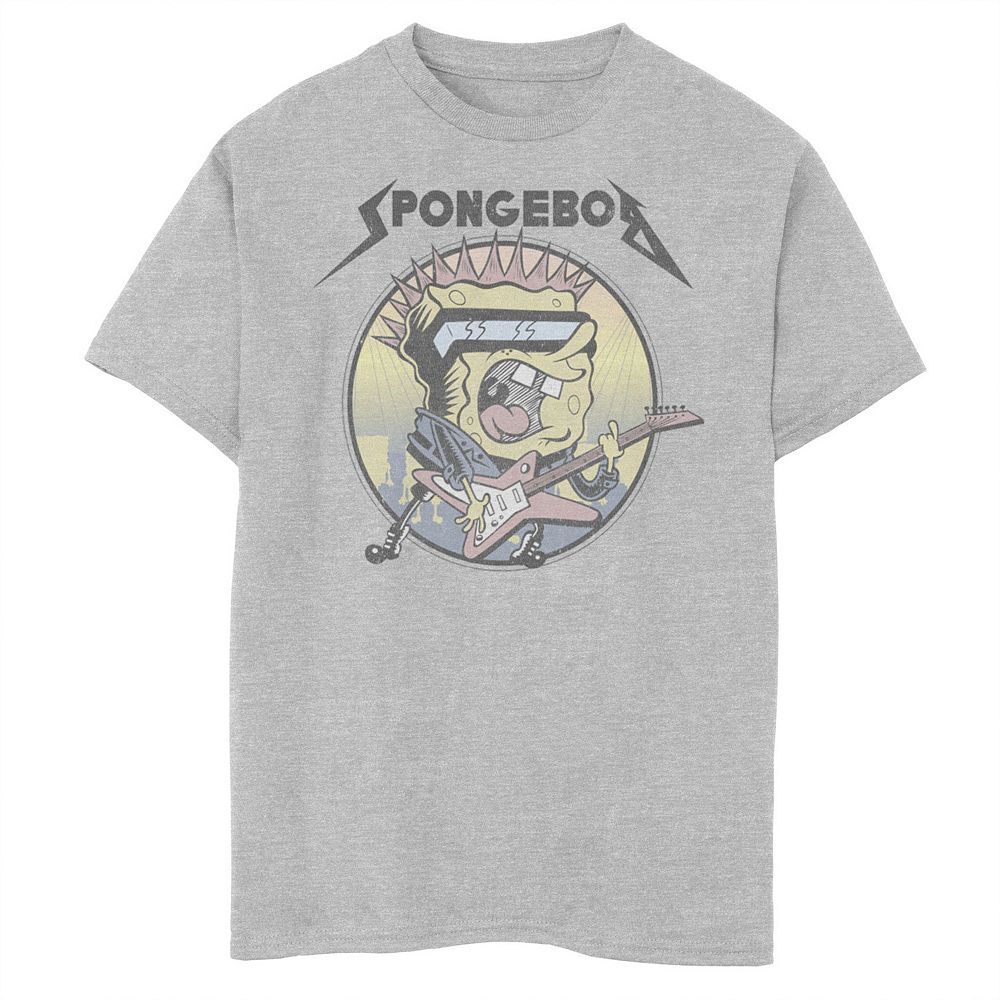Boys 6-20 Nickelodeon SpongeBob SquarePants Heavy Metal Rock Graphic Tee
