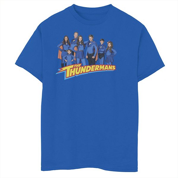 Boys 8-20 The Thundermans Family Group Shot Logo Graphic Tee