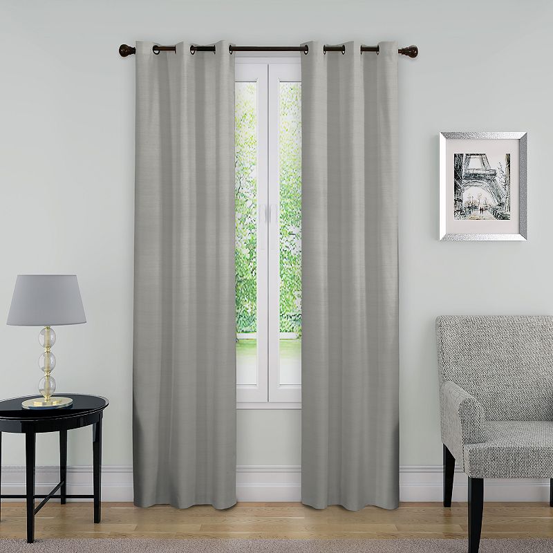 Eclipse Nikki Solid 100% Blackout Themaback Grommet Window Curtain 40 ...