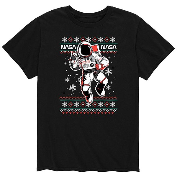 Men's NASA Christmas Astronaut Tee