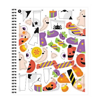 Sticker By Number Halloween Activity Book