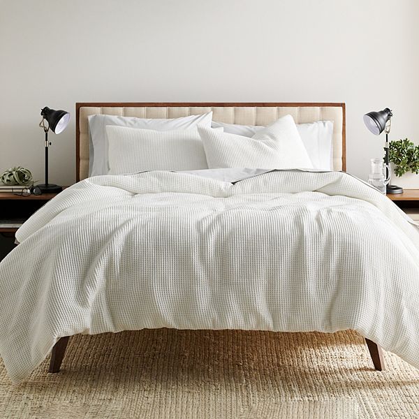 Sonoma Goods For Life Andorra Waffle Duvet Set with Shams