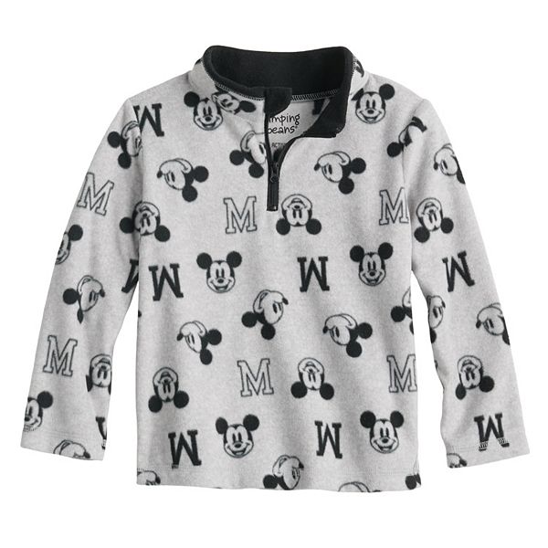 Disney's Mickey Mouse Toddler Boy Microfleece Quarter Zip Pullover by ...