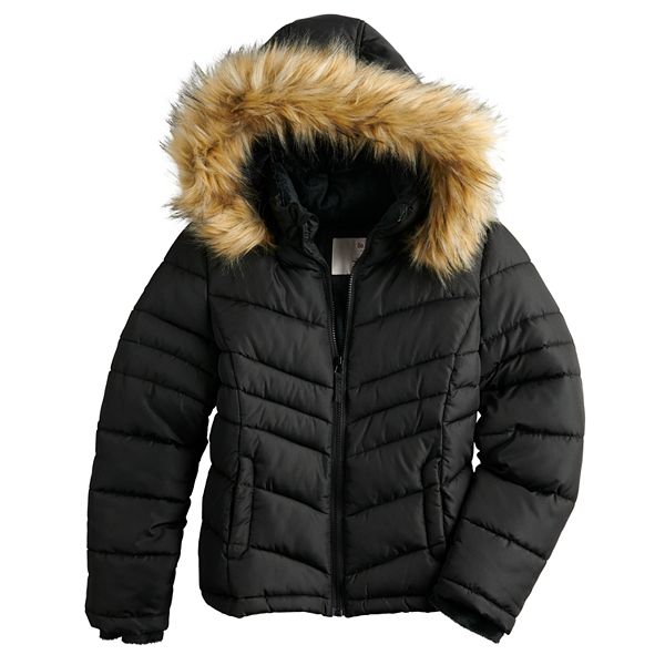 Girls 4-16 SO® Puffer Jacket