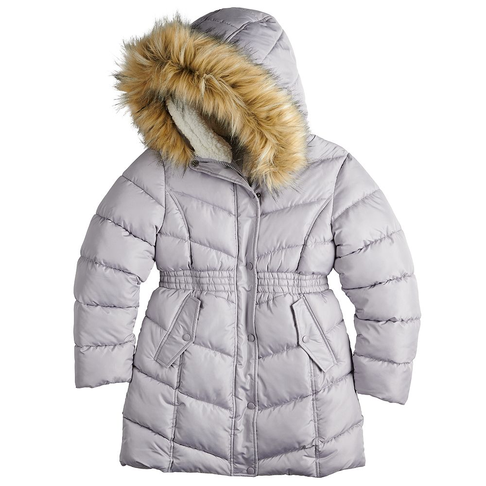 Girls 4-16 SO® Long Heavyweight Puffer Jacket