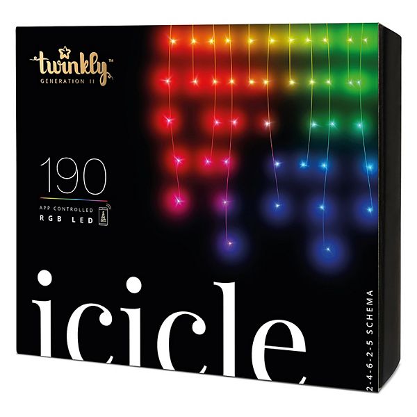 Twinkly Icicle 190 RGB LEDs - Generation II